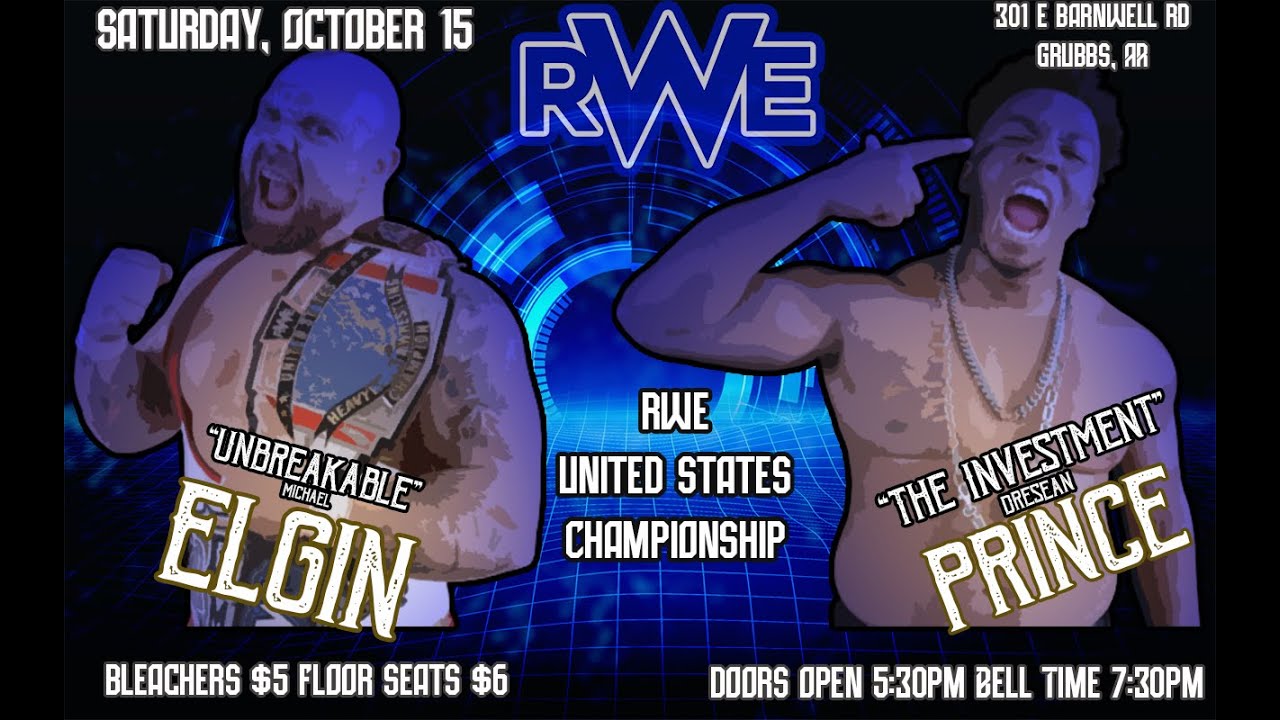 Dre'Sean Prince vs Michael Elgin (RWE United States Championship) - YouTube