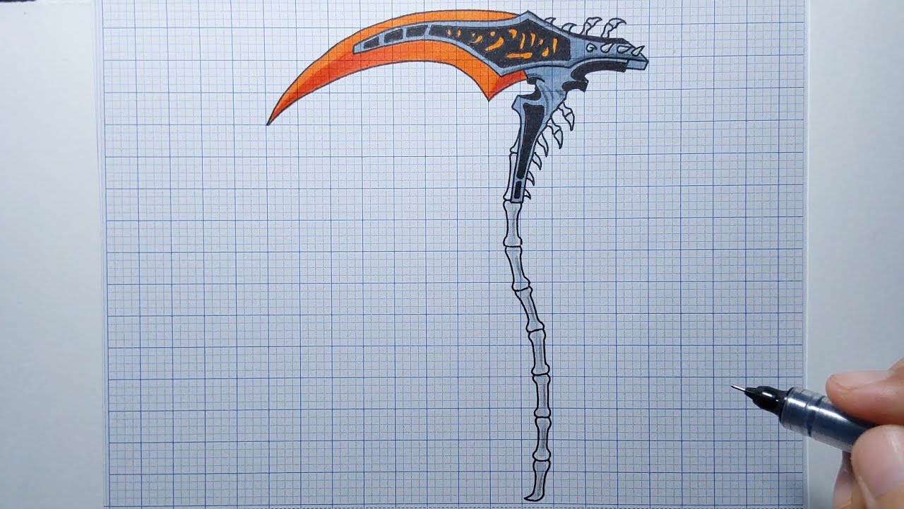 vẽ hallow scythe blox fruits - YouTube