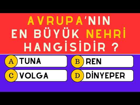 Bu Zorlu Genel Kültür Testinde 15/30  Doğru Yapabilirsin ?