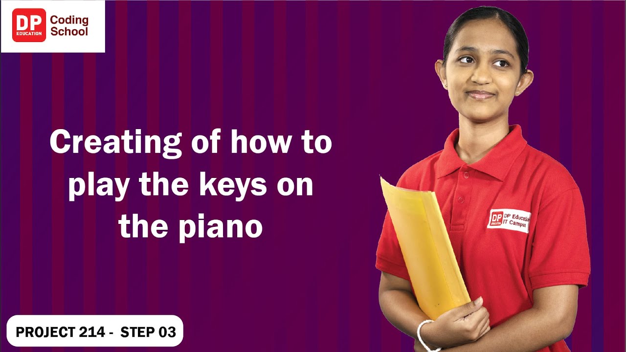 Project 214 Step 3 - Designing to play the keys of a piano - YouTube