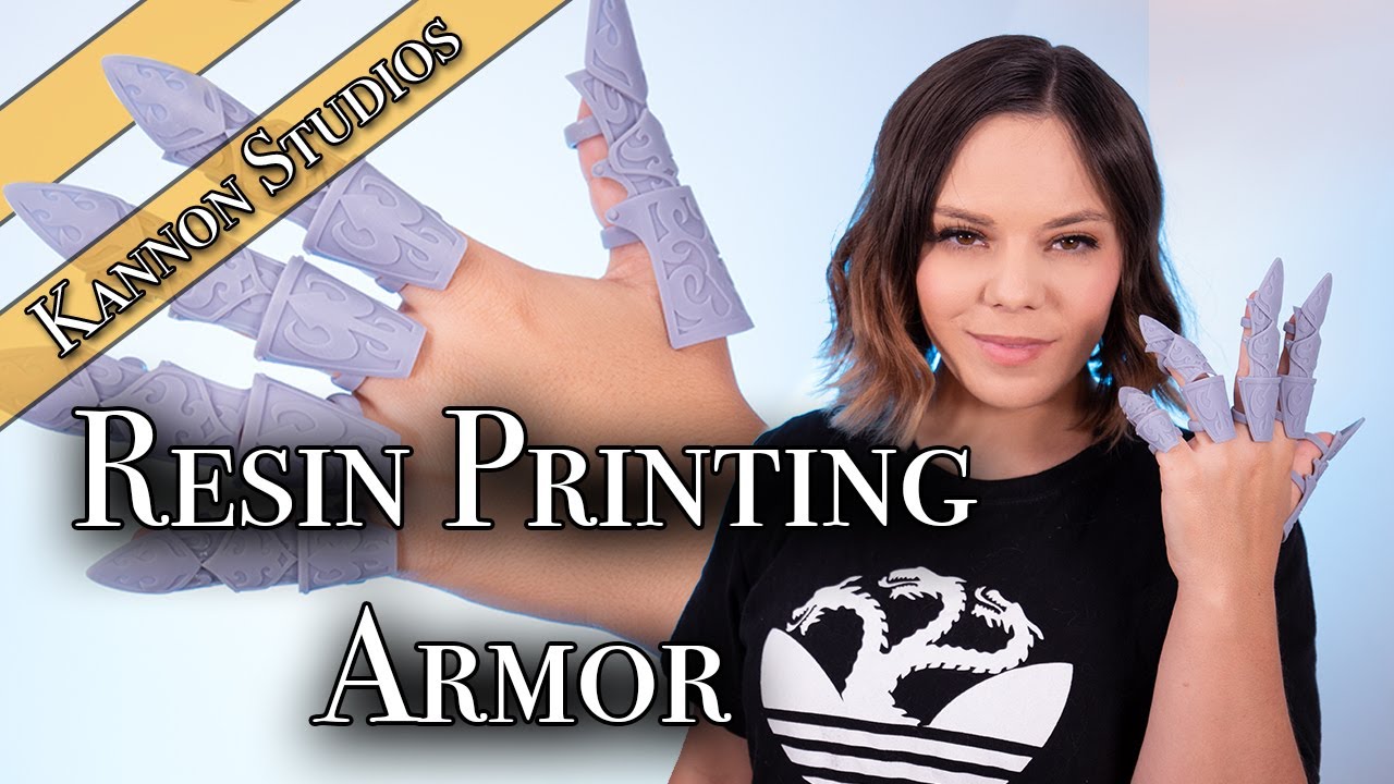 Resin Printing Armor - YouTube