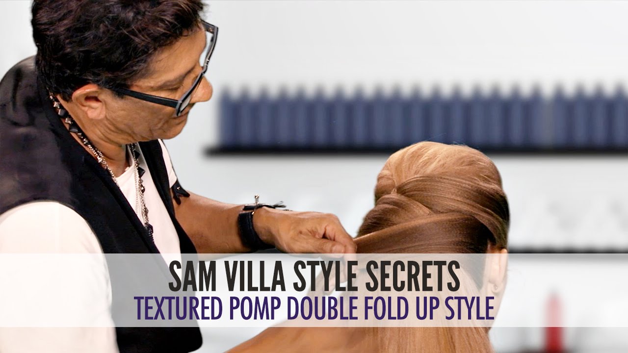 The Pomp Double Fold Up-Style - YouTube