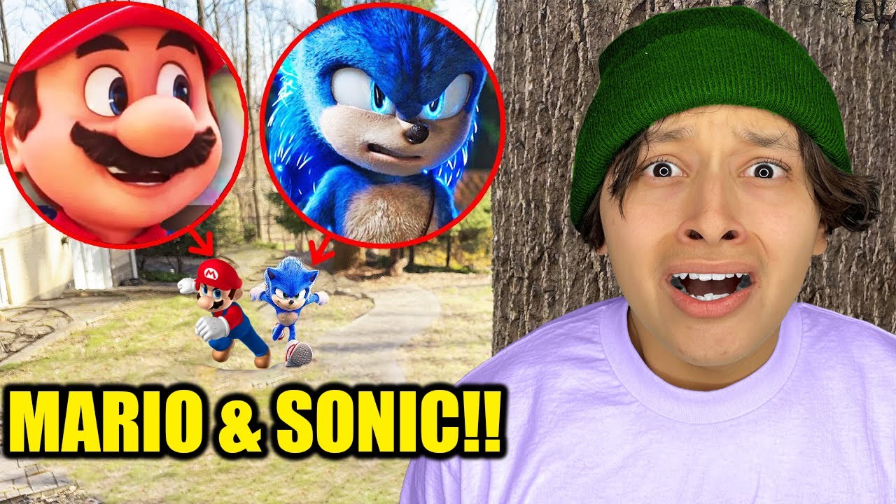 I FOUND MARIO AND SONIC IN REAL LIFE!! (I ALMOST DIED) - YouTube