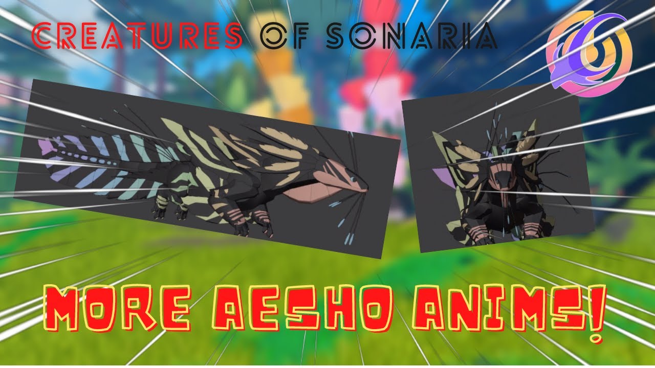 Creatures of Sonaria | MORE AESHO ANIMATIONS UPDATE!! [2021] - YouTube