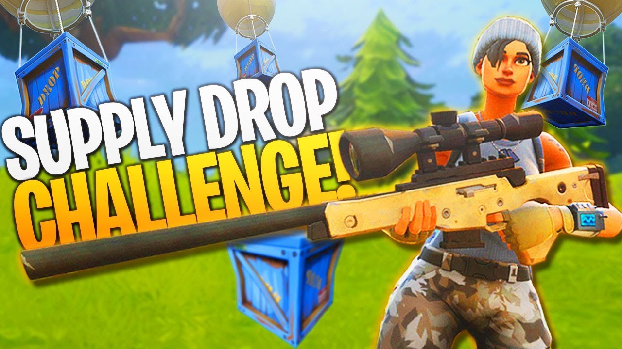 Supply Drop *ONLY* Challenge! (Hard) - PS4 Fortnite BR Challenge ...