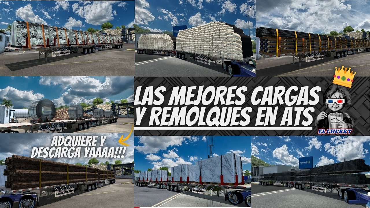 ATS MOD 1.51 REMOLQUE LAS MEJORES CARGAS Y REMOLQUES DEL ATS # ...