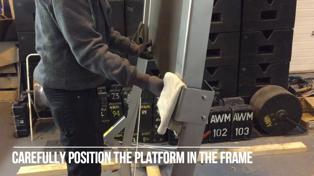 Lift Up Drive In Platform Scale - Quick Installation Guide - YouTube