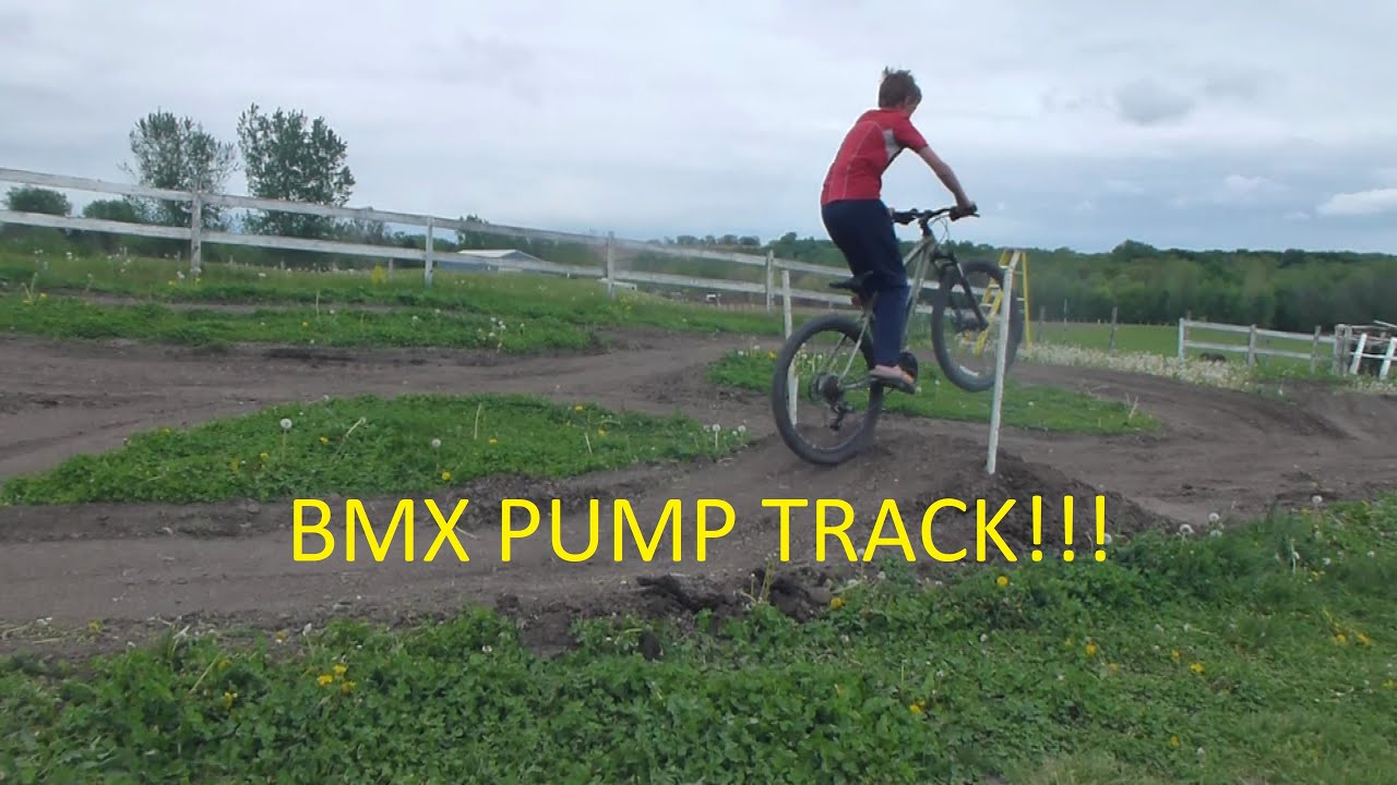 How To Build a BMX Pump Track - YouTube