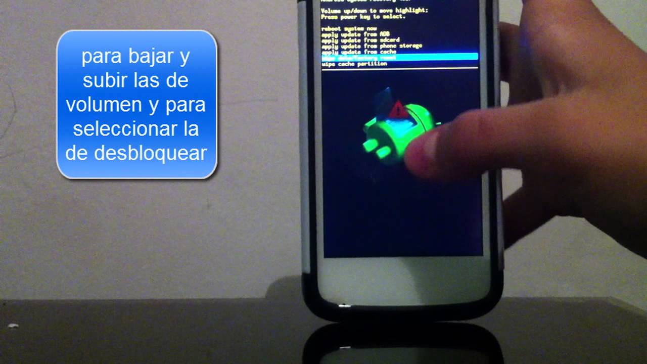 como formatear un dispositivo android modo recovery ajustes de fabrica ...