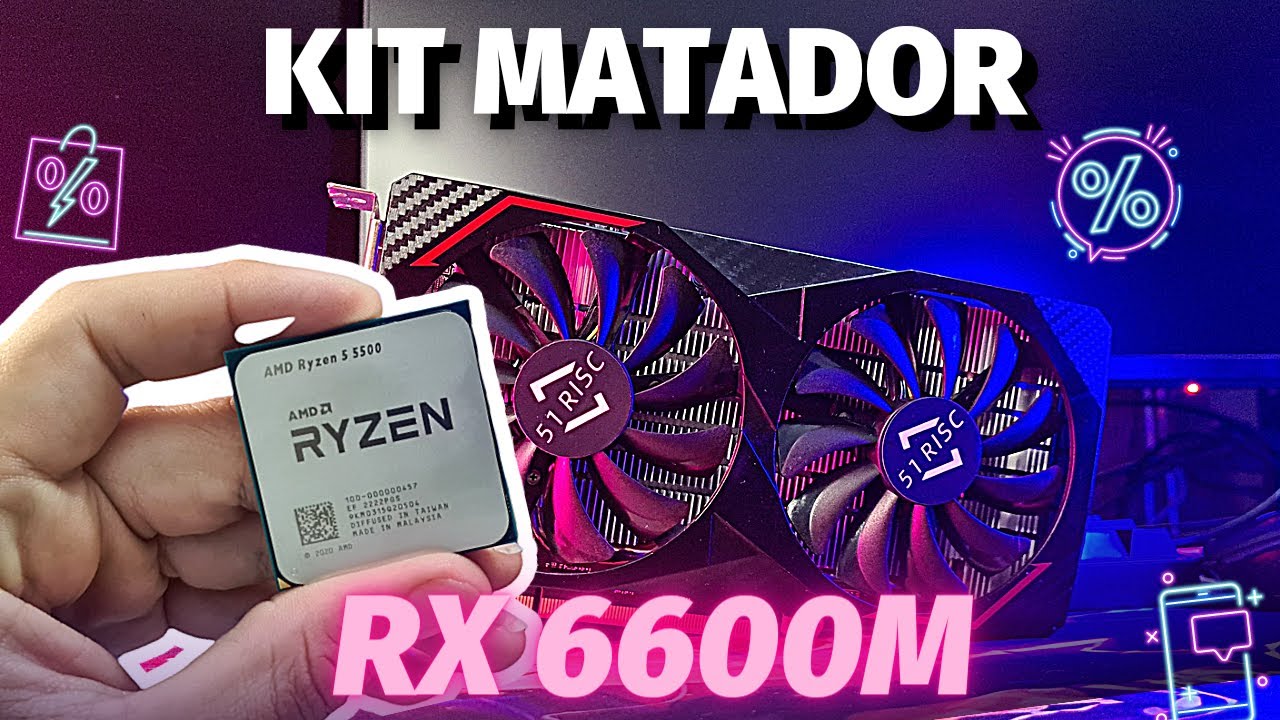 RX 6600M DO ALIEXPRESS + RYZEN 5600 O KIT M@TADOR DE LOJAS BR ! # ...