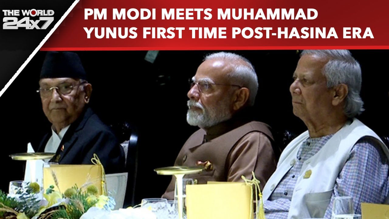 PM Modi In Bangkok | PM Modi's First Sit Down With Bangladesh's Yunus ...