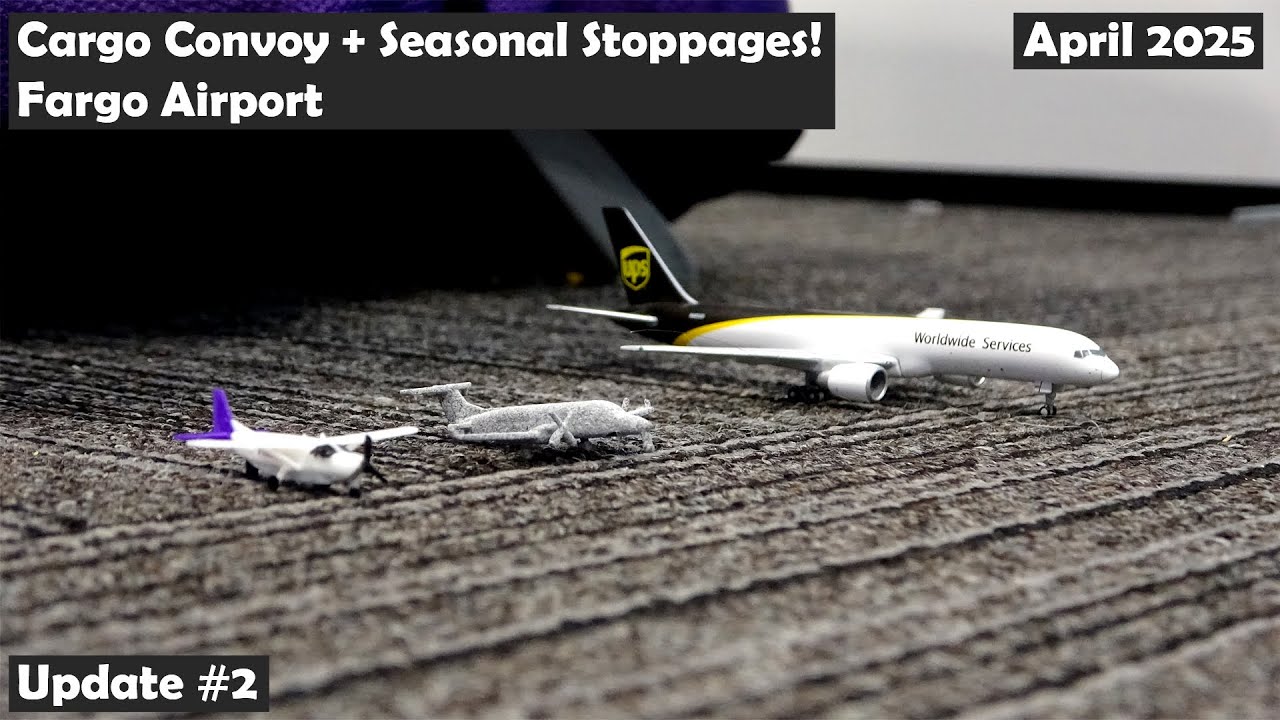 Cargo Convoy + Seasonal Stoppages! | Fargo Hector International Airport ...