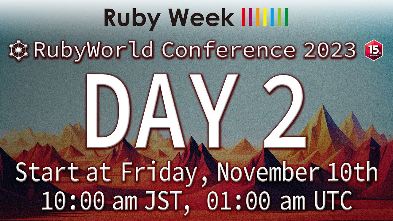 RubyWorld Conference 2023 English Channel DAY2 - YouTube