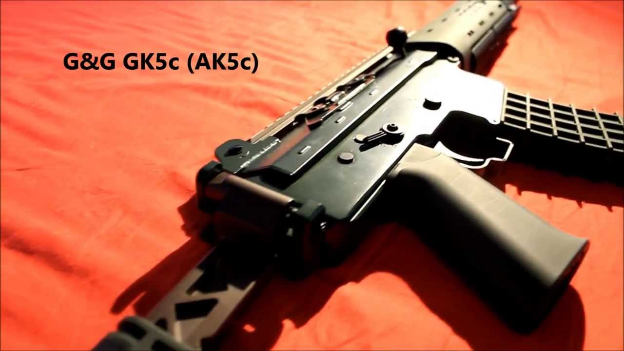 G&G GK5c (AK5c) airsoft gun review - YouTube