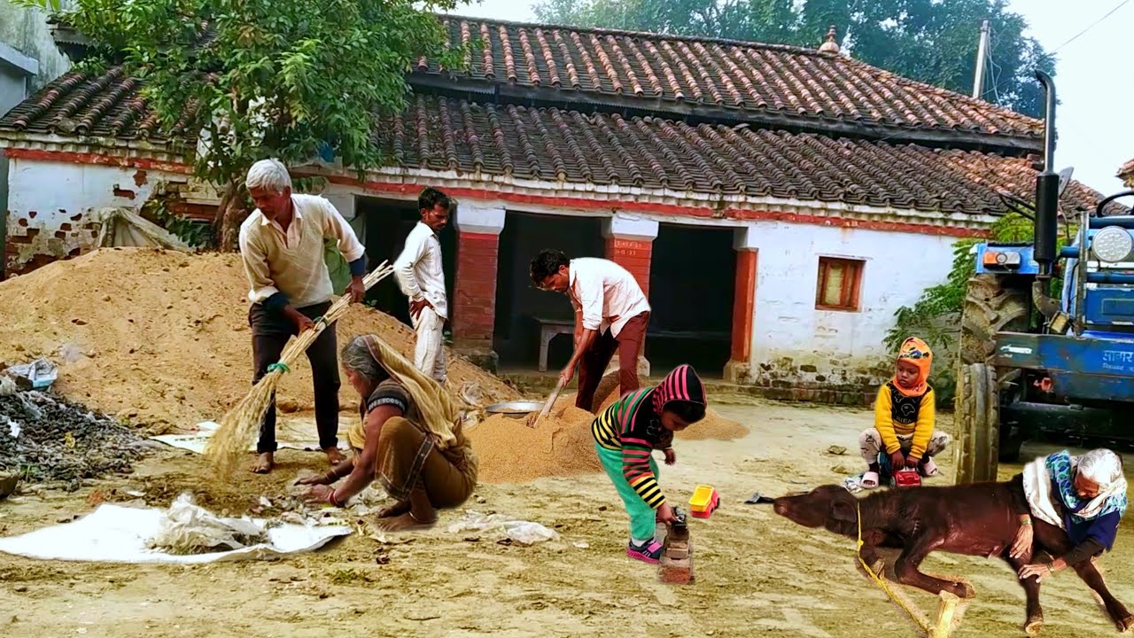 daily routine in uttar pradesh village life | uttar pradesh village ...