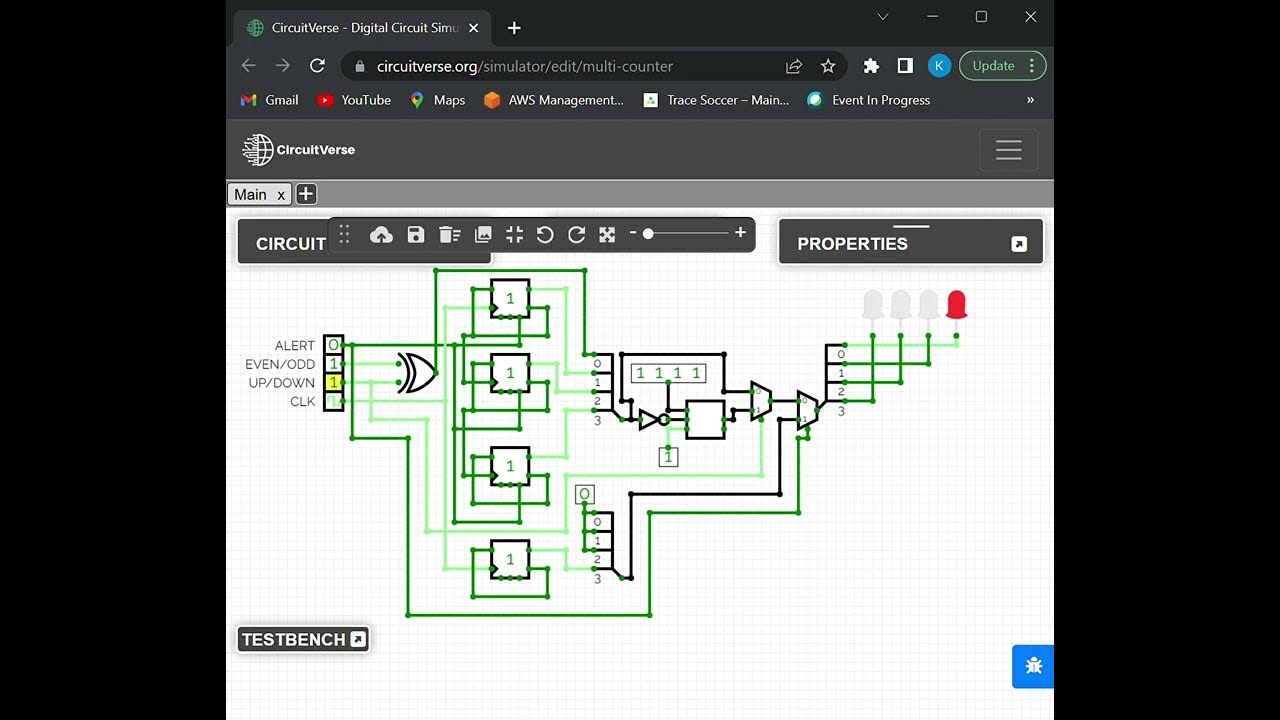 CircuitVerse - Multi Counter - YouTube