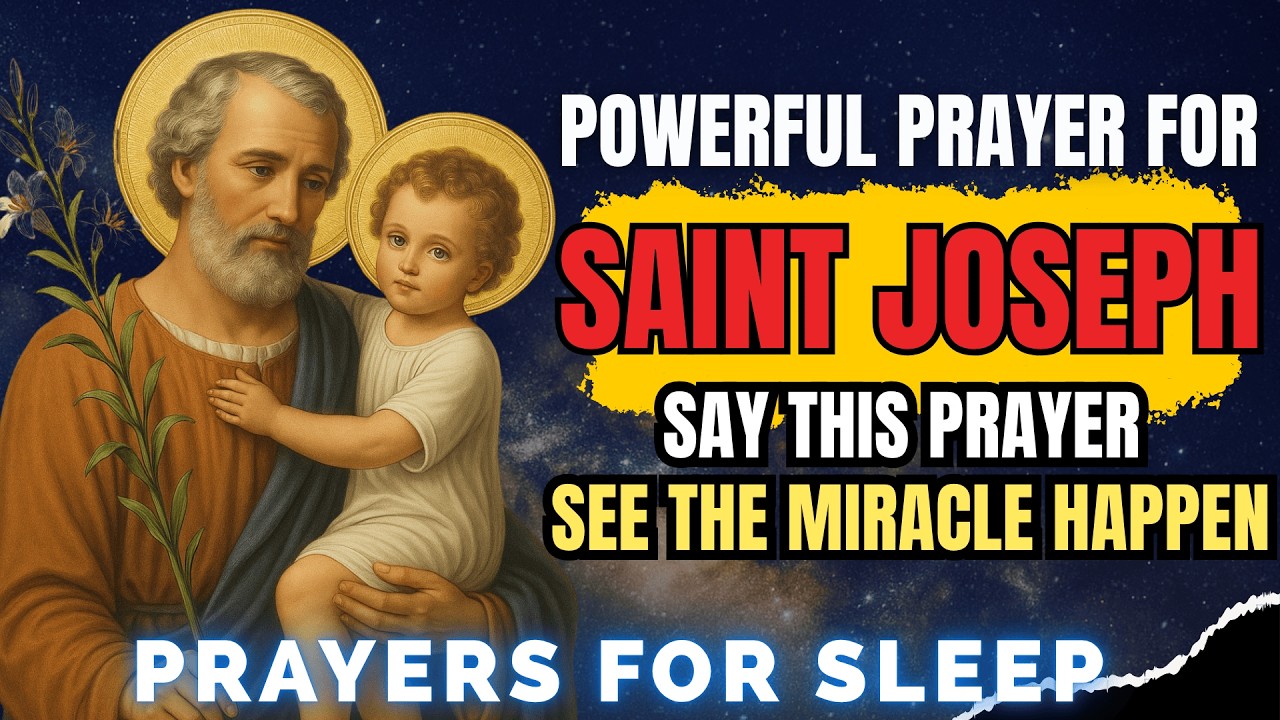 Prayer For Sleep to Saint Joseph – A Miracle Will Happen in 3 Days ...