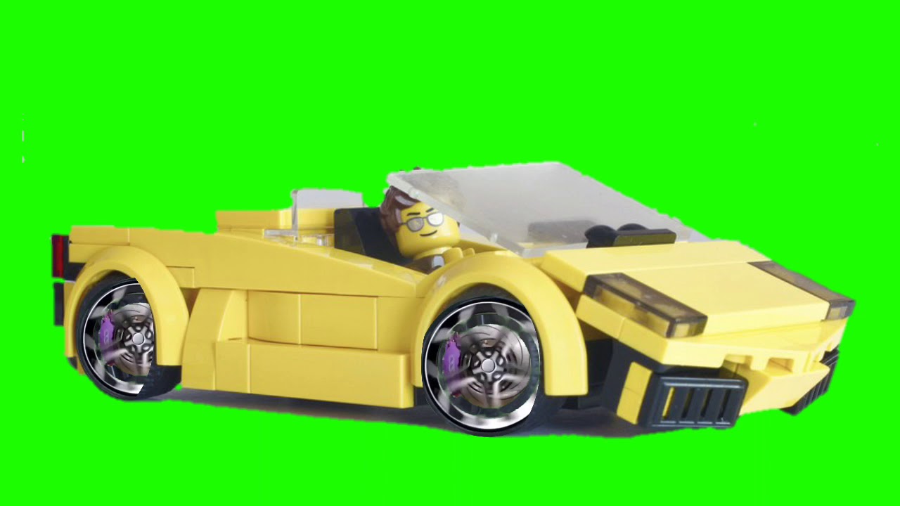 Lego Lamborghini Gallardo Green Screen Effect - YouTube