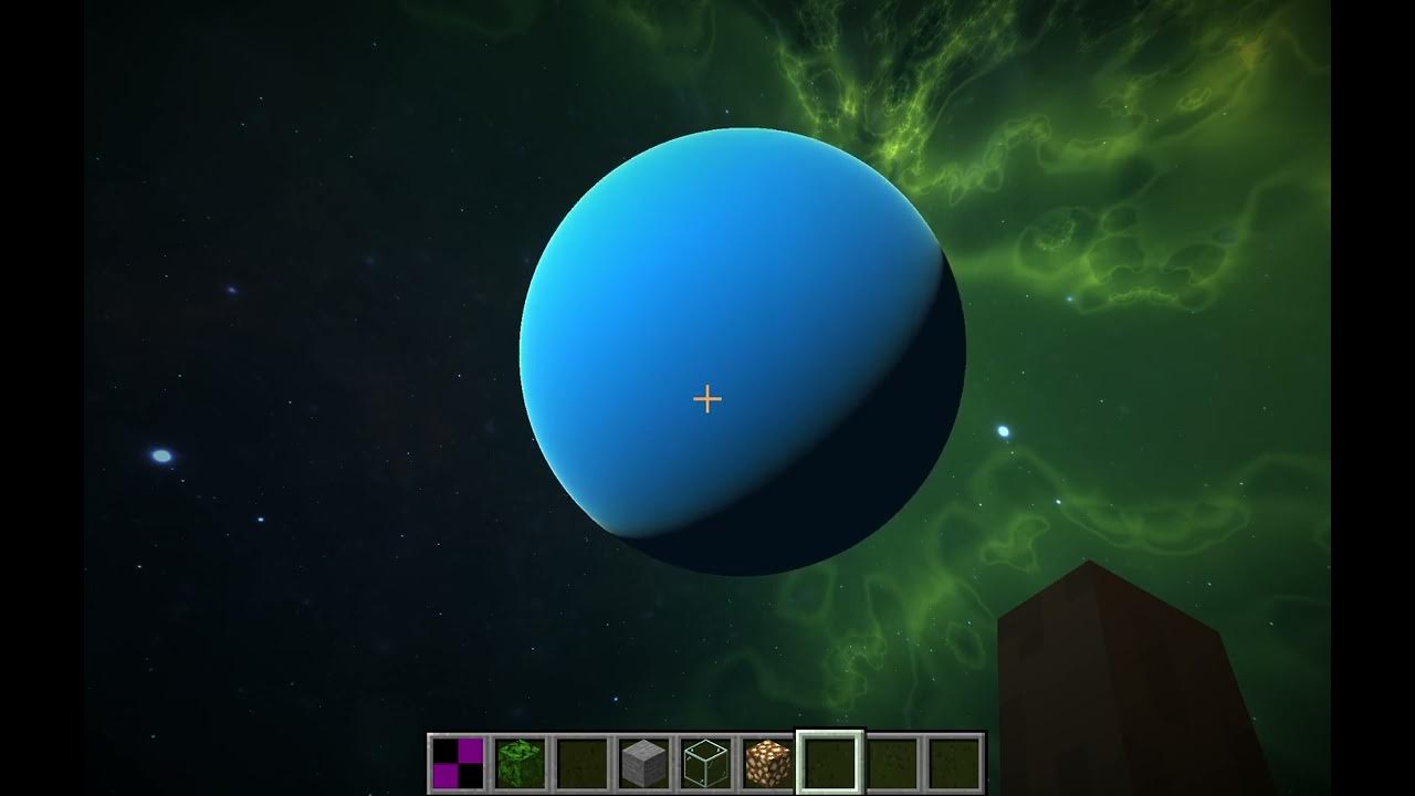 Minecraft Space Mod - Custom planet renderer depth test - YouTube