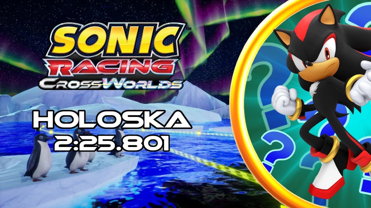Sonic Racing CrossWorlds: Holoska - Sonic Speed - 2:25.801 (WR) - YouTube