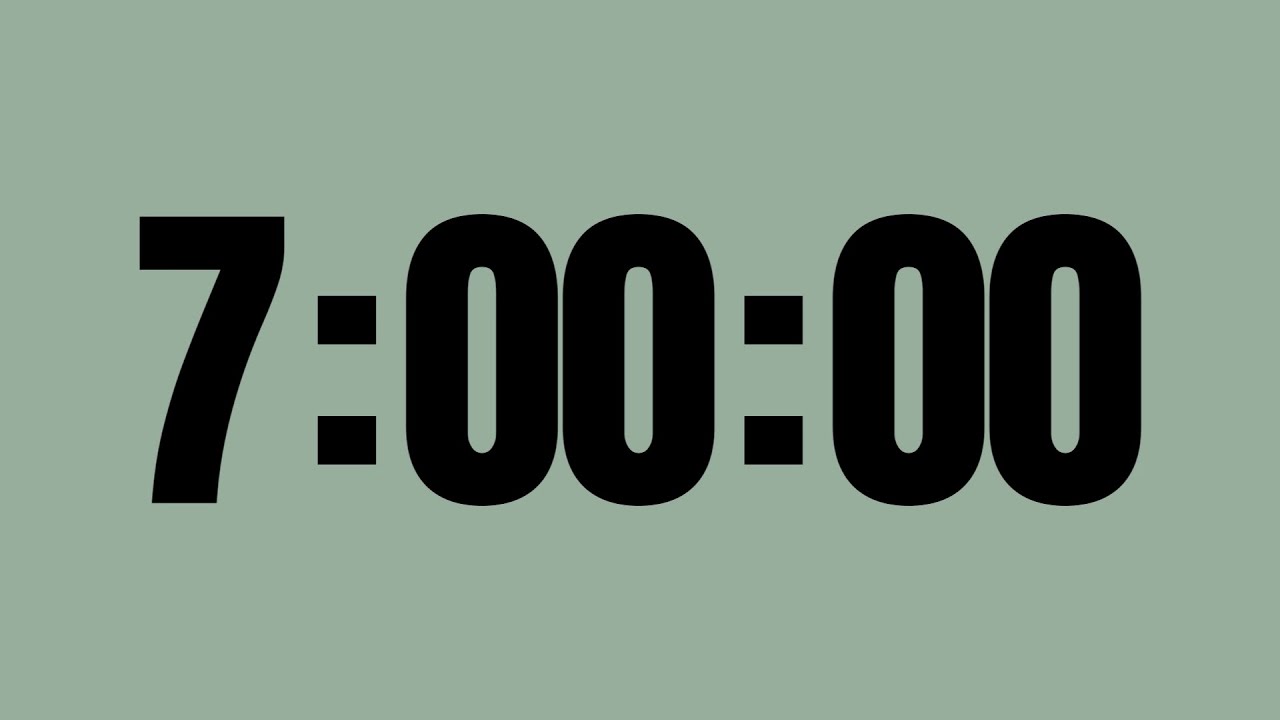 ⏳7 Hours Countdown Timer | Alan Wake Version - YouTube