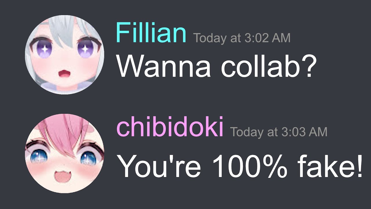 Chibidoki thought Filian was fake - YouTube