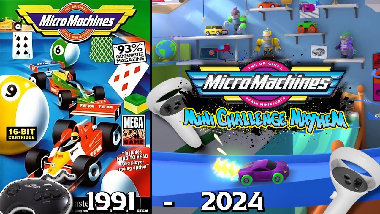 Fun but not what I expected... Micro Machines VR Mini Challege Mayhem ...