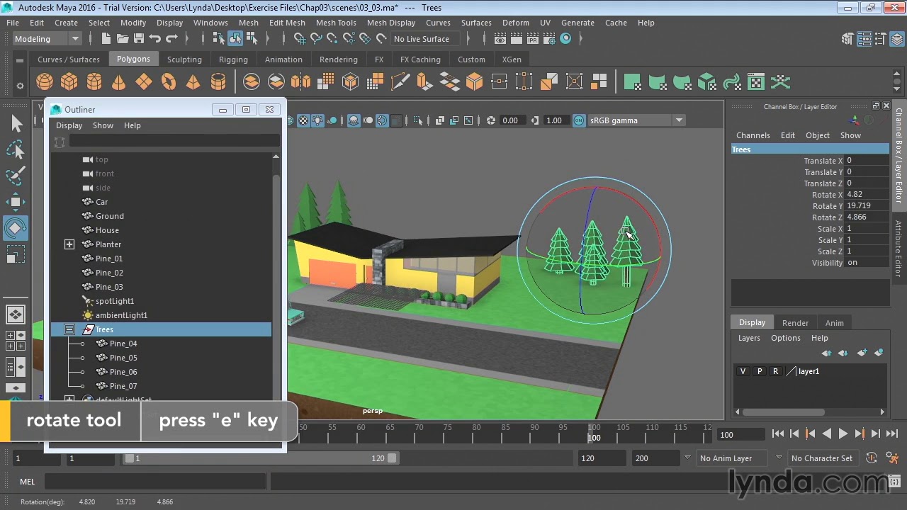23. Группировка объектов. Курс Maya для начинающих. Урок №23 - YouTube