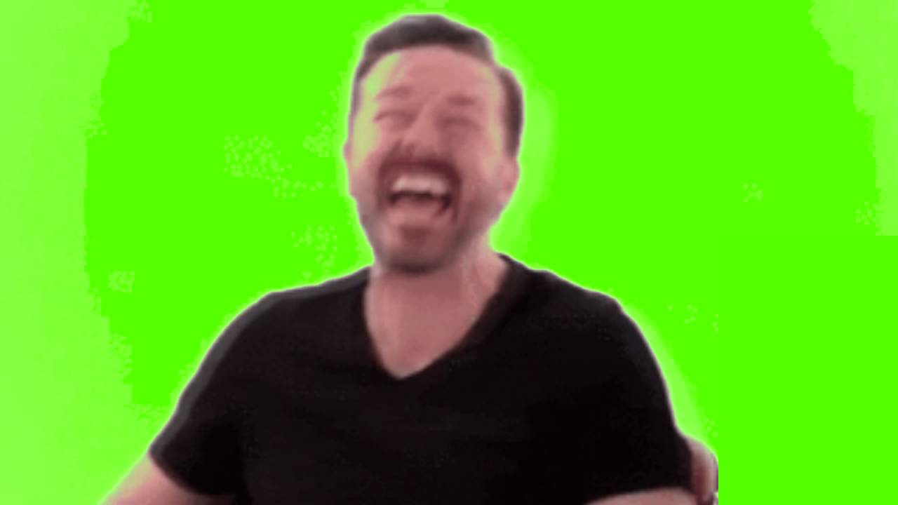 LAUGHING MAN GREEN SCREEN - YouTube