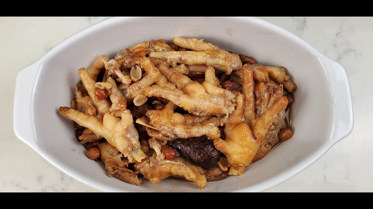 Stewed Chicken Feet in just 25 Minutes Super Collagen Boost 压力锅炆鷄爪 增強骨 ...