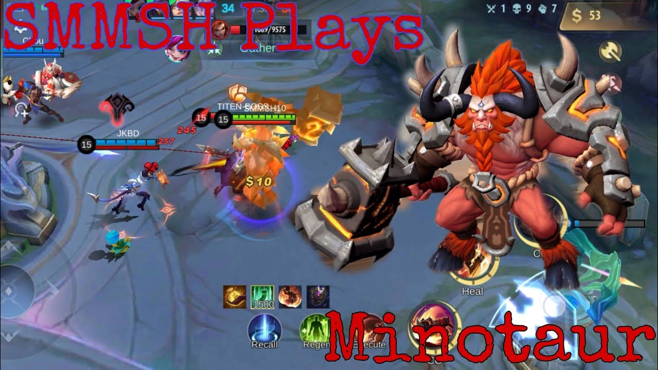 Minotaur The Son of Minos in Ranked Match Mobile Legends Bang Bang ...