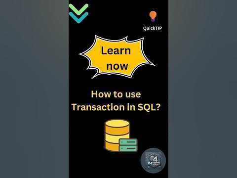 How To Use Transaction In Sql #databasetraining #sql - Youtube