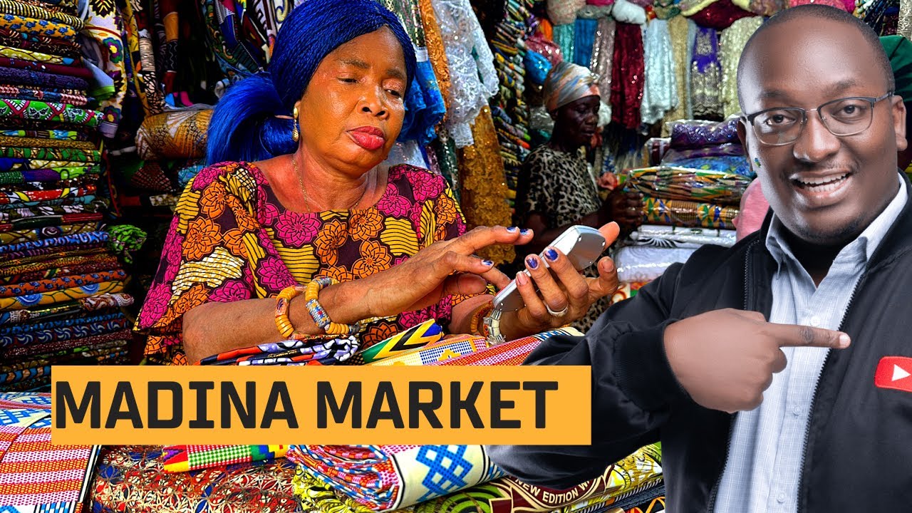 Kenyan Explores Madina Market in Accra Ghana - YouTube