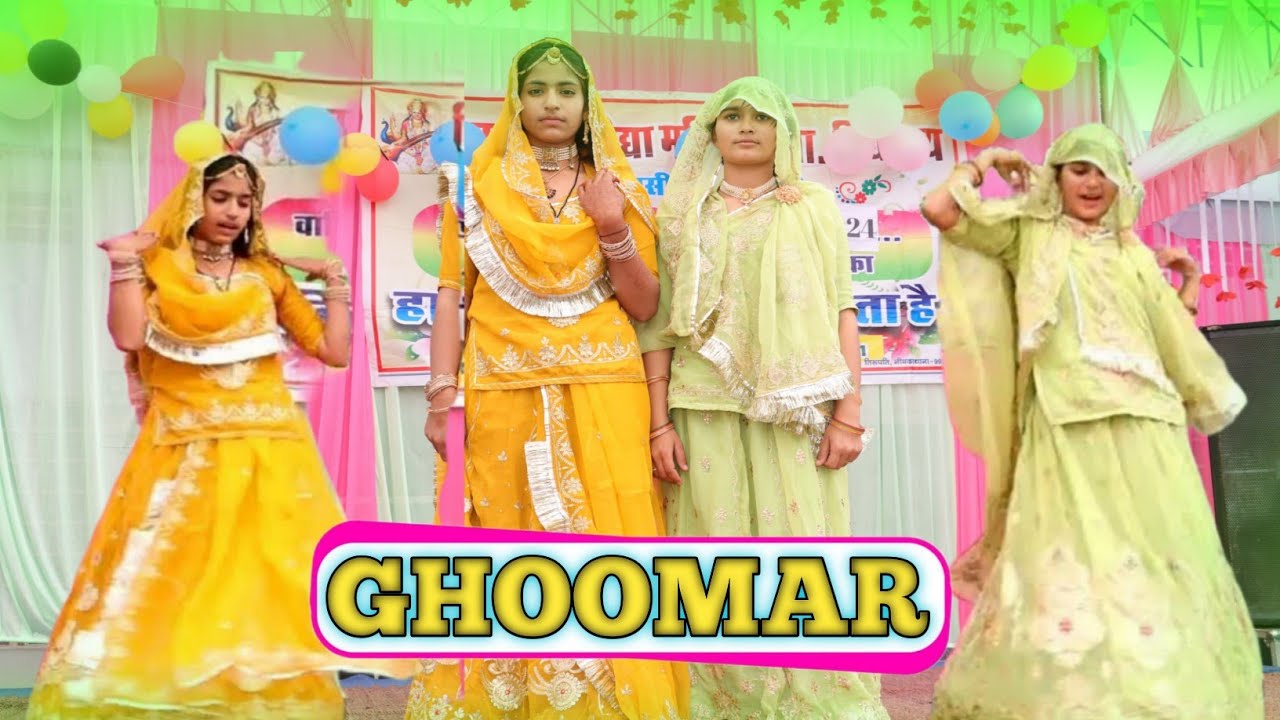 GHOOMAR FULL DANCE VIDEO 2024// New Rajasthani Ghoomar Song #Ghoomar # ...