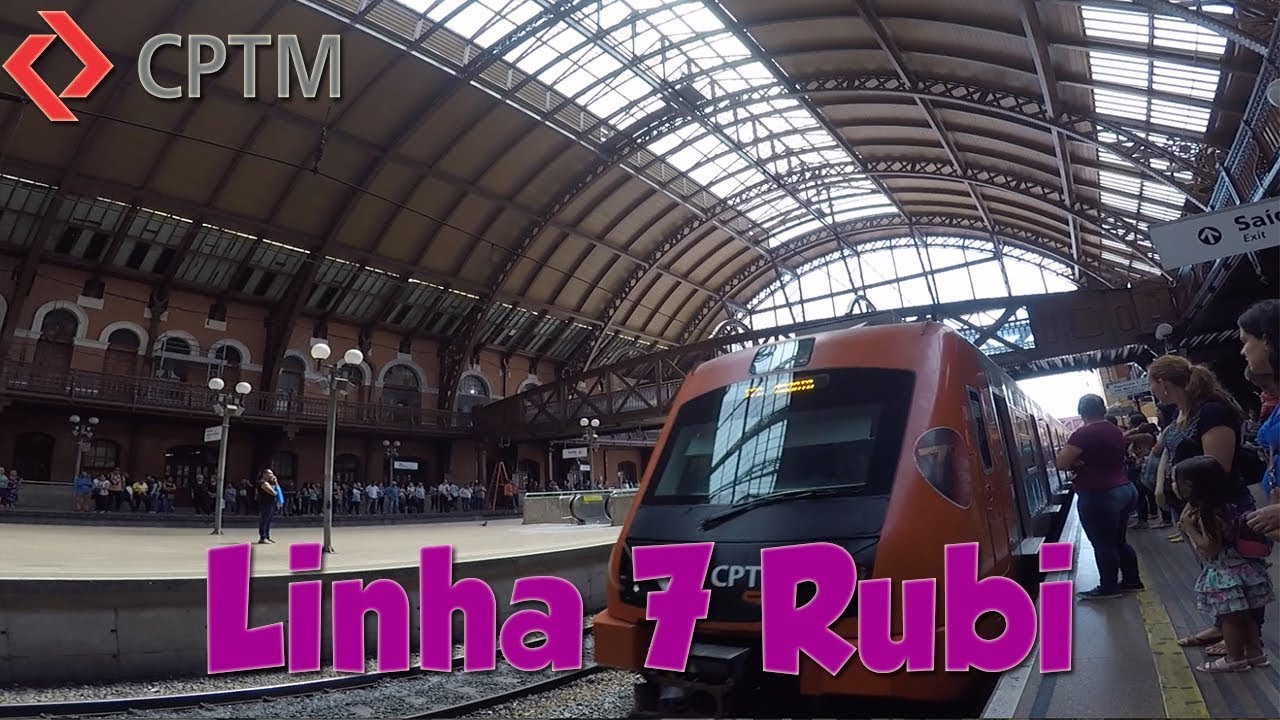 LINHA 7 RUBI CPTM - Trecho Completo - YouTube