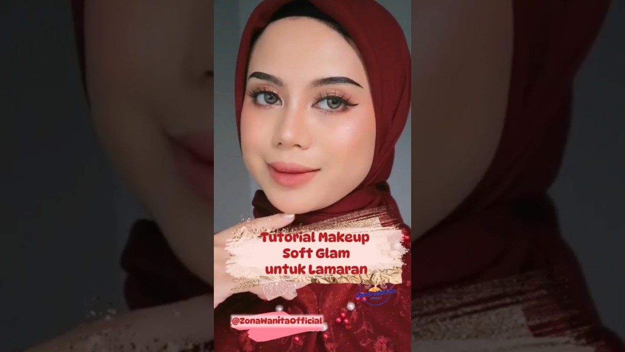 Tutorial Makeup Soft Glam utk Lamaran #short #makeup #makeupsoftglam # ...