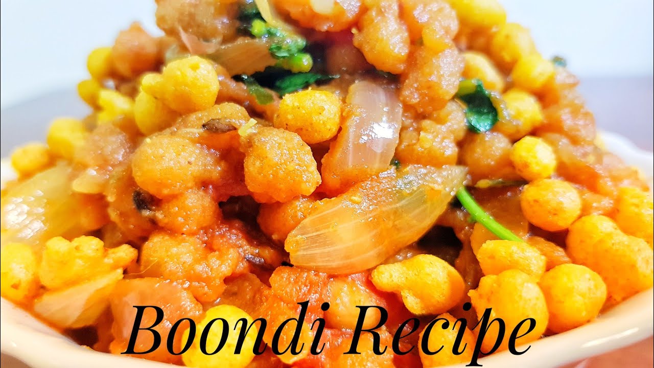 Boondi curry recipe | How to cook boondi curry| - YouTube