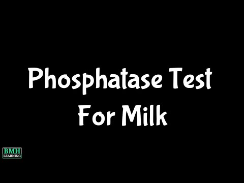 Phosphatase Test For Milk | ALP Test For Pasteurized Milk | - YouTube
