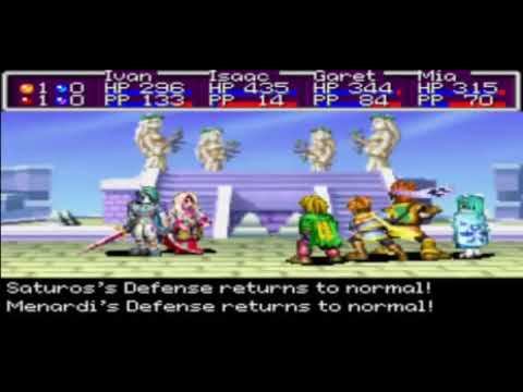 Golden Sun: Boss Rush: No Items, Equipment, or Summons: Saturos and ...