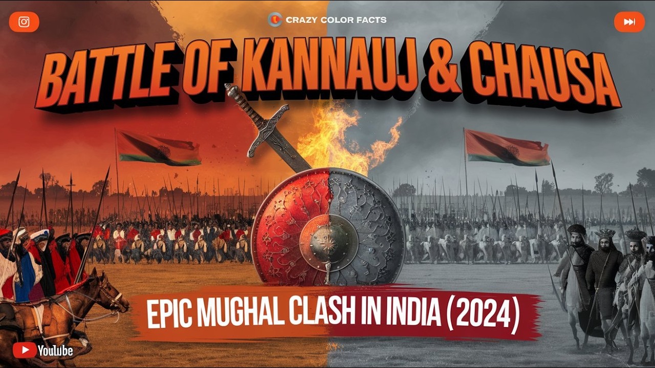Battle of Kannauj and Chausa : EPIC Mughal Clash in India 2024|| - YouTube