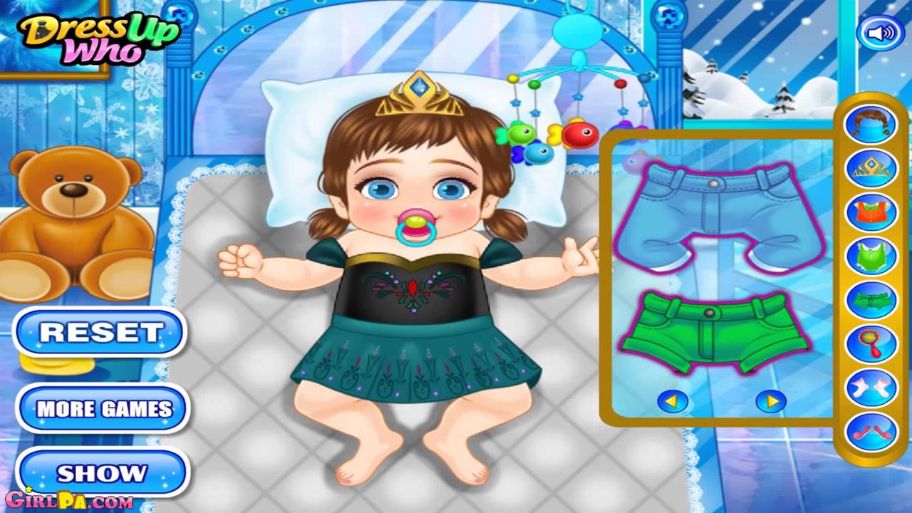 Disney Frozen Games - Frozen Baby Care - Disney Game Movie - YouTube