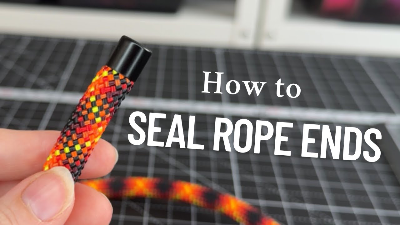How to: Seal Rope Dog Leash ends to fit end caps | Rope DIY | Tutorial ...