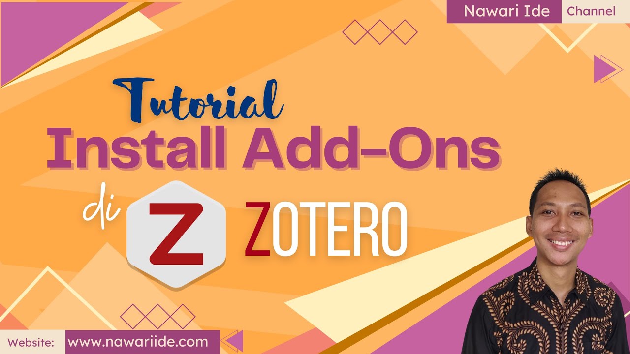 Part 5 | Tutorial Install Zotero Addons - YouTube