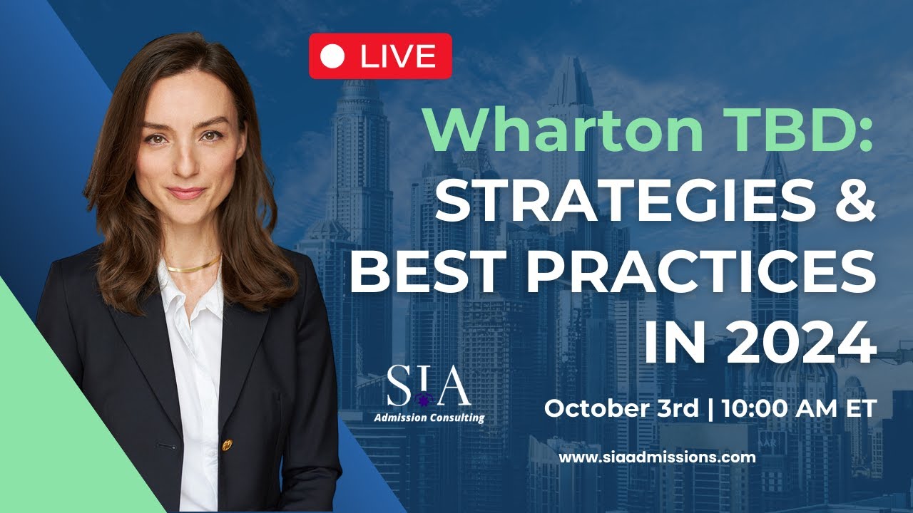 Wharton TBD: Strategies & Best Practices in 2024 - YouTube