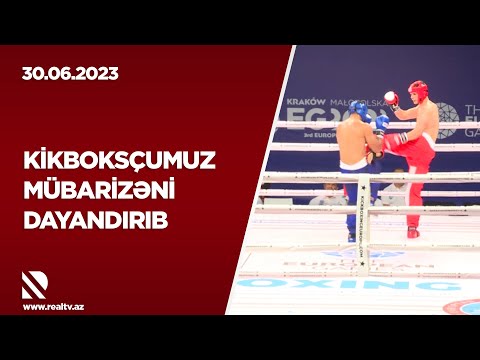 Kikboksçumuz mübarizəni dayandırıb - Elşad Şahbazov ukraynalı Artyom Melnikə 0:3 hesabı ilə uduzub