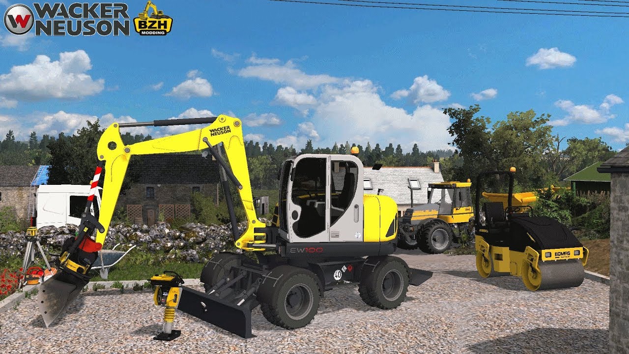 LS22 EXCAVATOR WACKER NEUSON Farming Simulator 22 Mod, LS22, 49% OFF