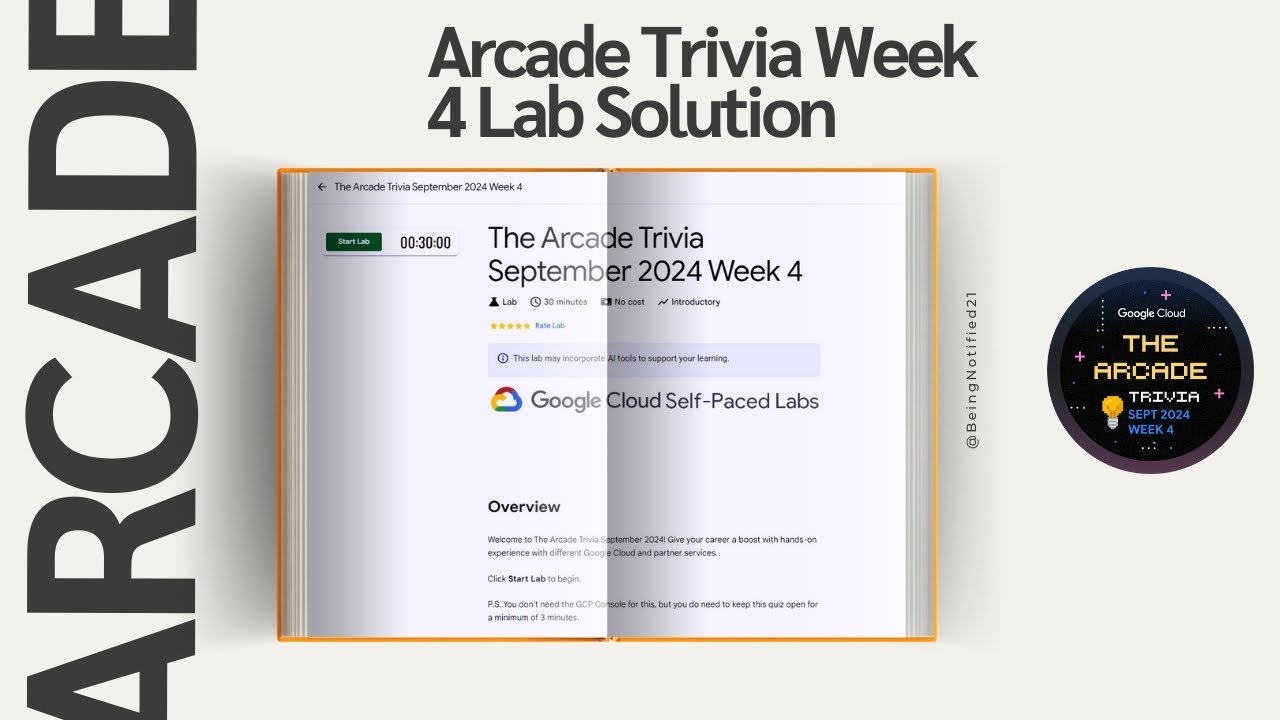 The Arcade Trivia September 2024 Week 4 Lab Solution || Free Google Swags and Goodies - YouTube
