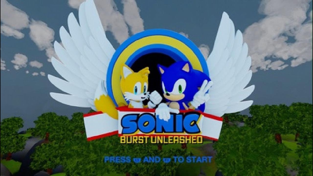 Sonic Burst Unleashed Title screen and menu concept - YouTube