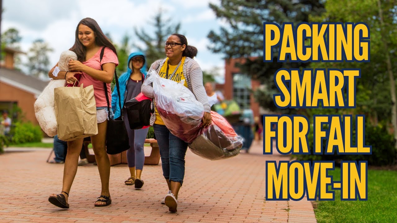 Packing Smart for Fall Move-In - YouTube
