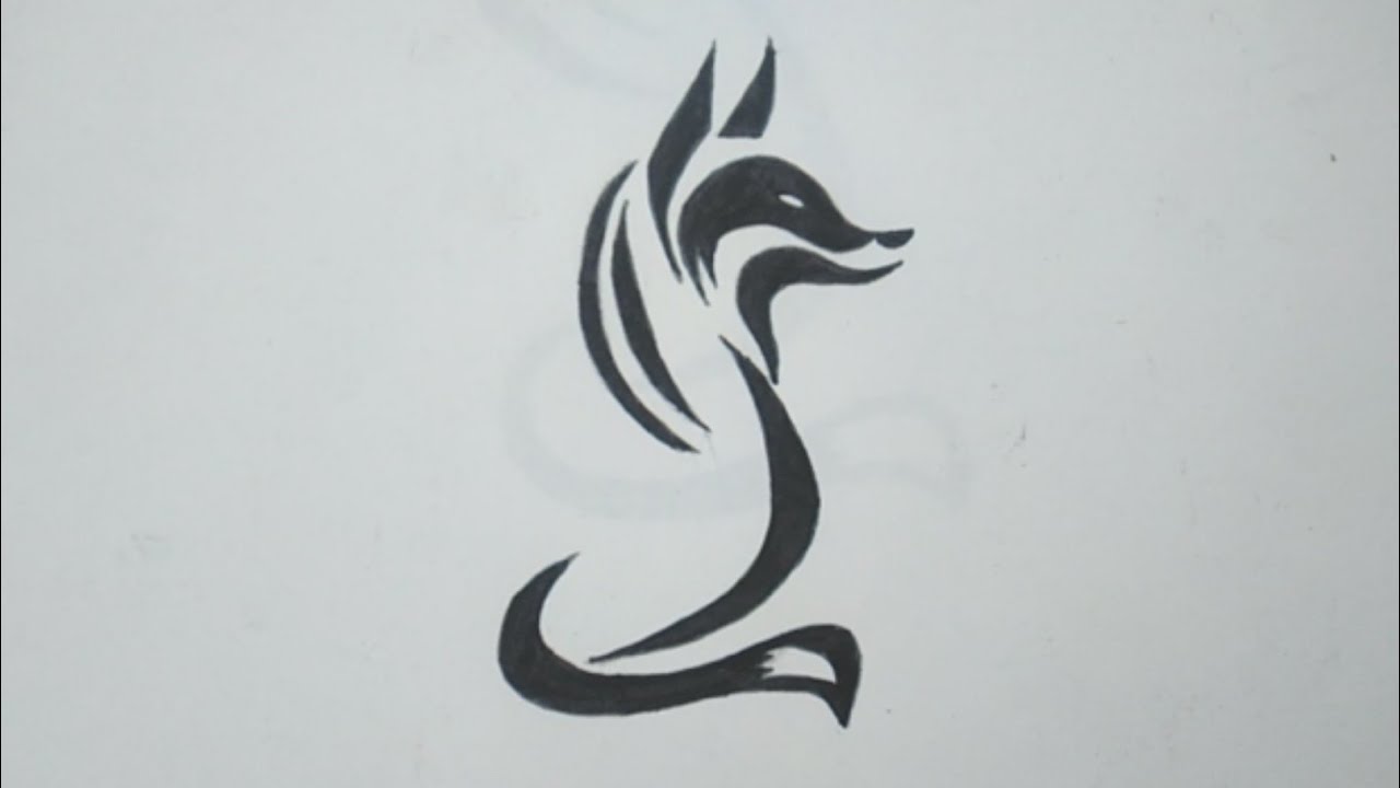 How to draw a tribal wolf tattoo. | drawing wolf tattoo | kingslayer ...